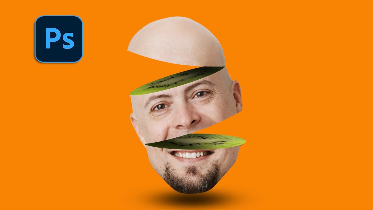 Head Sliced Effect in Photoshop 2023 | Photo Manipulation - YouTube