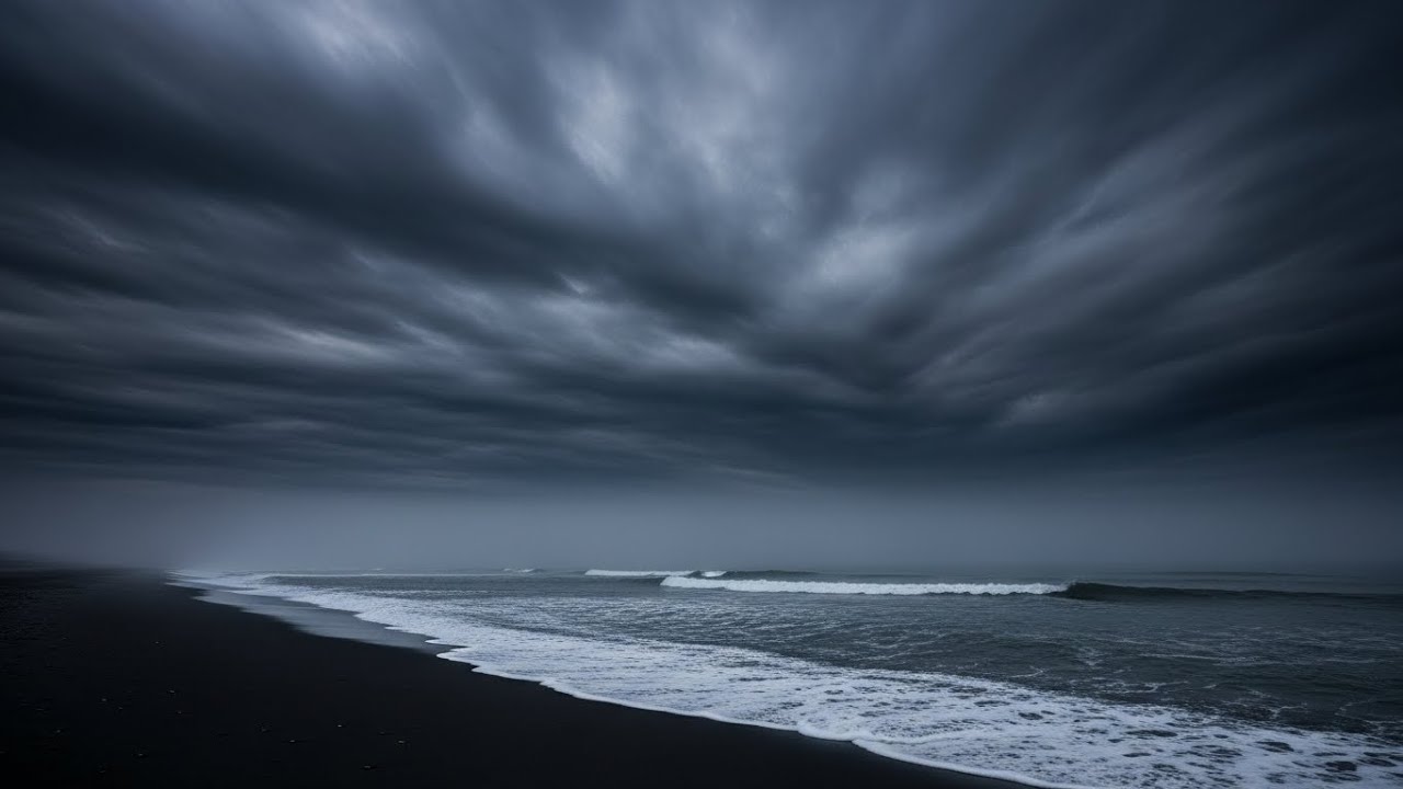 Quiet Night Ocean Ambience | Soothing Waves to Relax Instantly and Rest ...