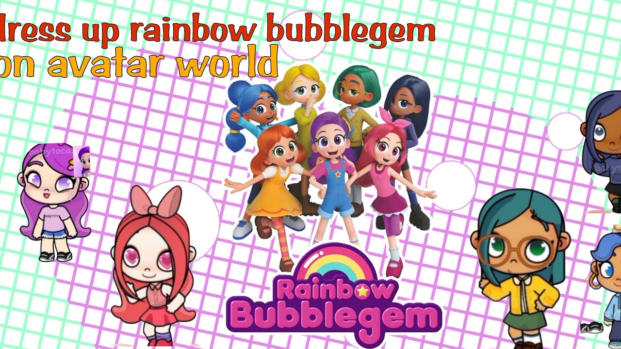 KOMPILASI DRESS UP RAINBOW BUBBLEGEM |DRESS UP - YouTube