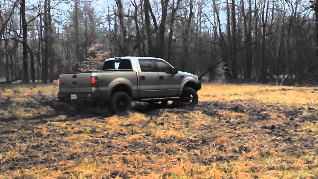 04 f150 4x4 mudding and exhaust sound. - YouTube