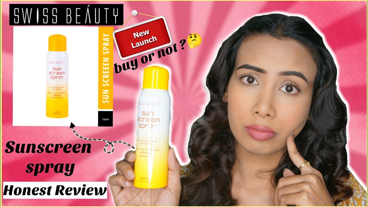 Swiss beauty Sunscreen Spray 🌞 | Buy or Not? | Honest Review - YouTube