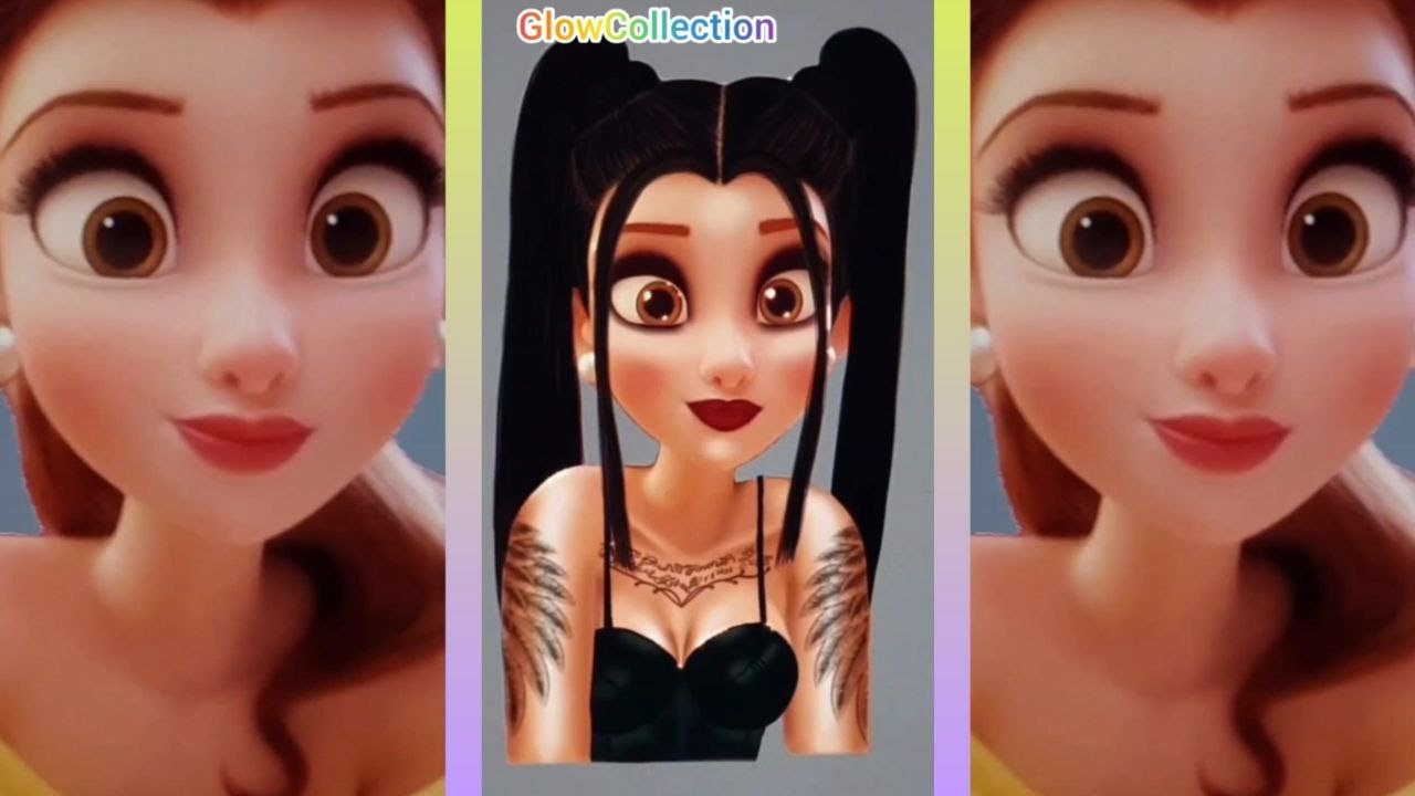 Princess Belle Glow Up Bella Poarch - Disney Princesses Transformation ...