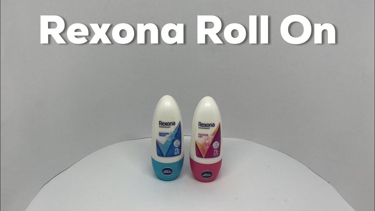Rexona Roll On Shower Fresh & Powder Dry - YouTube