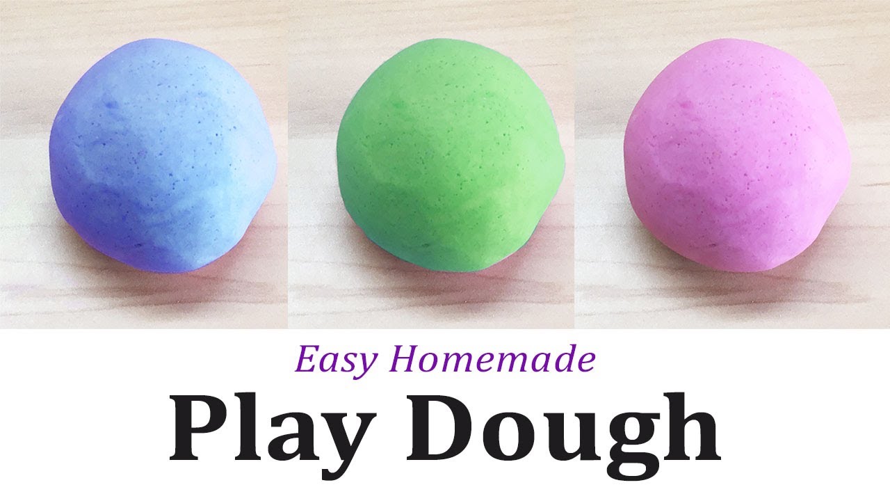 Easy No Cook Play Dough Recipe - How to Make Play Doh - YouTube