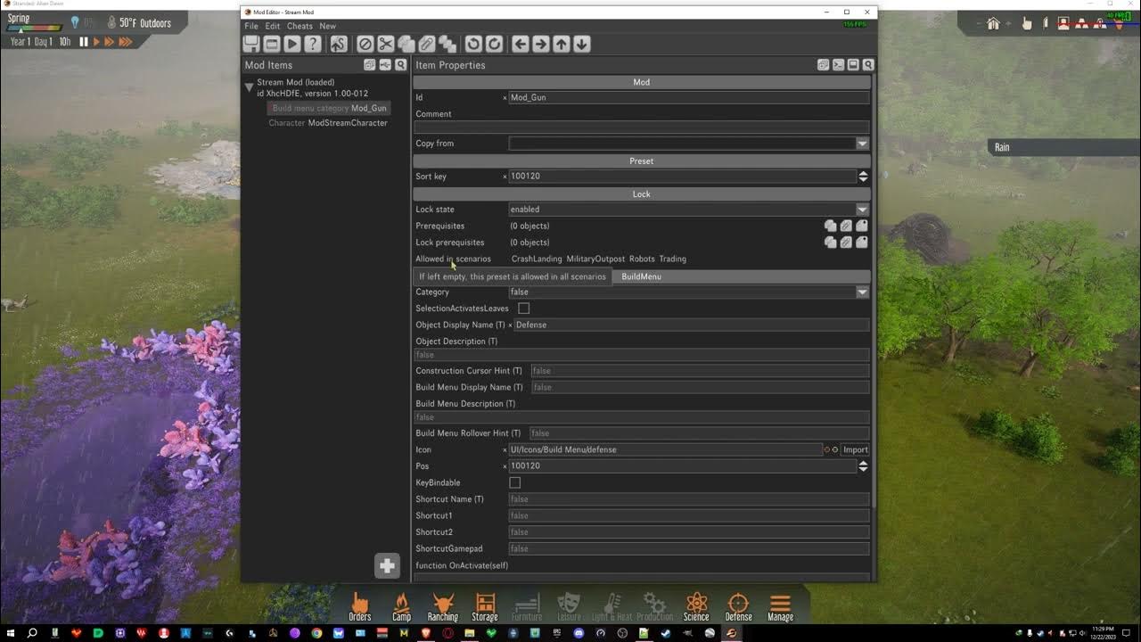 MODDING STRANDED: ALIEN DAWN "How to create your own TURRET" Eps 2 - YouTube