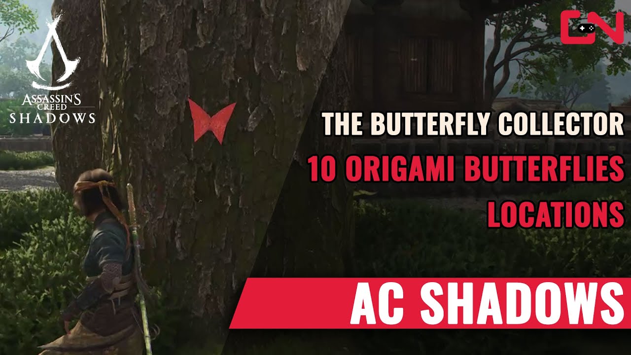 Origami Butterfly Locations Assassin's Creed Shadows Butterfly ...