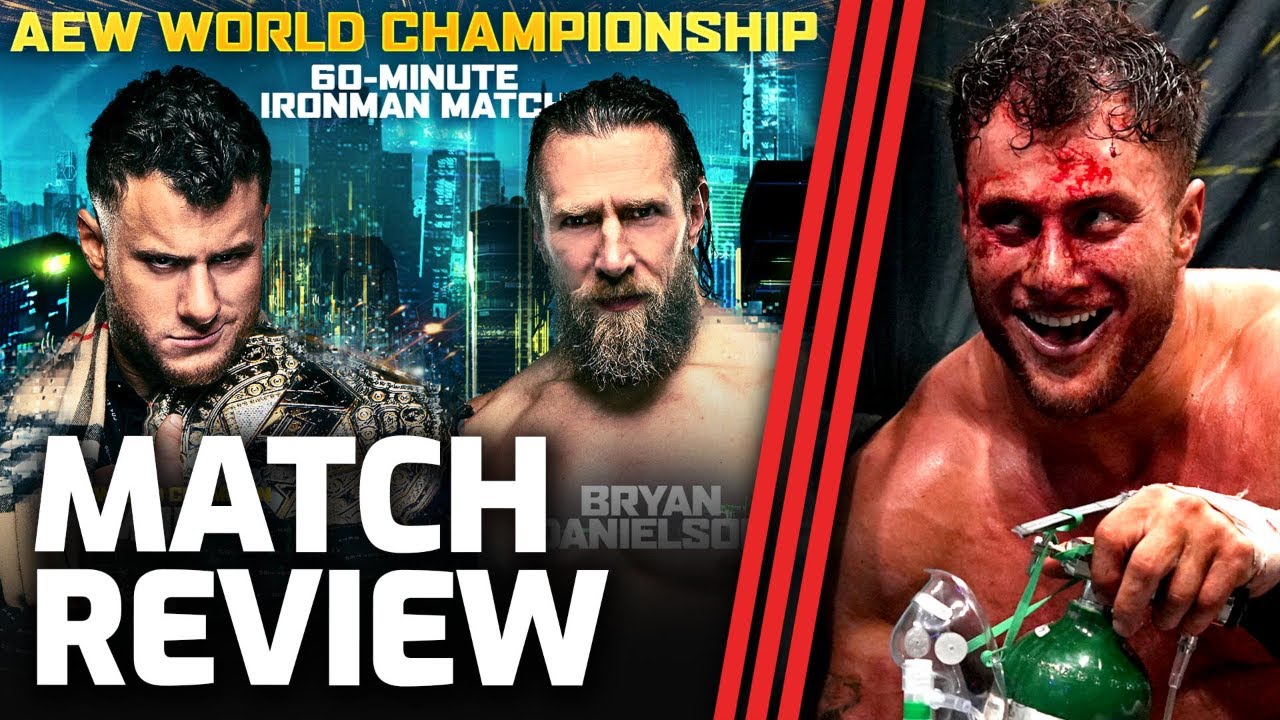 MJF vs Bryan Danielson 60-minute Ironman Match Review | AEW Revolution ...