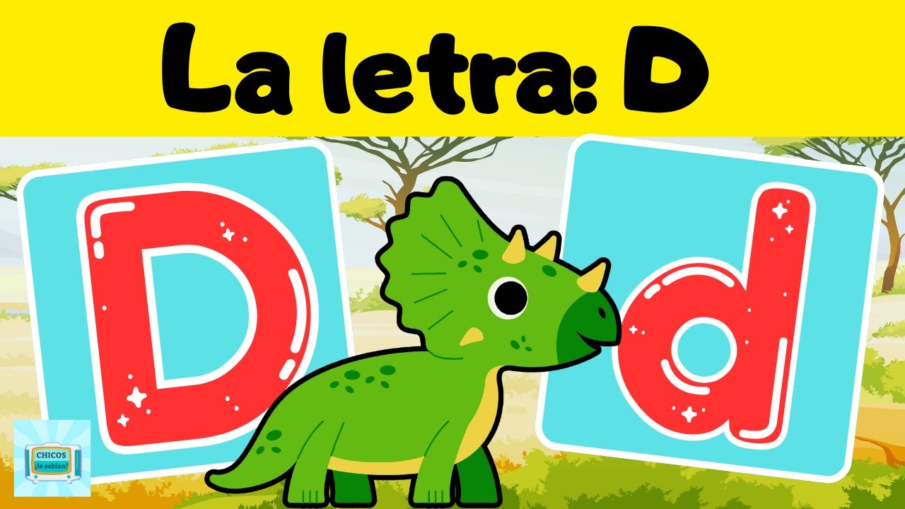 Aprende la Letra "D" con Divertidas Imágenes Coloridas 🦕 PARA NIÑOS 🤩 ...