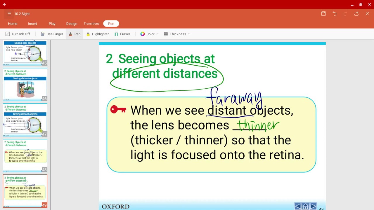 How We See & Seeing Objects at Different Distances Ch 10.2 - S2 Science ...