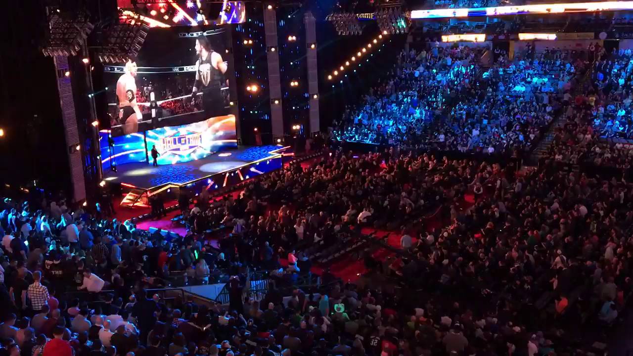 Roman Reigns getting booed at 2016 WWE Hall Of Fame - YouTube