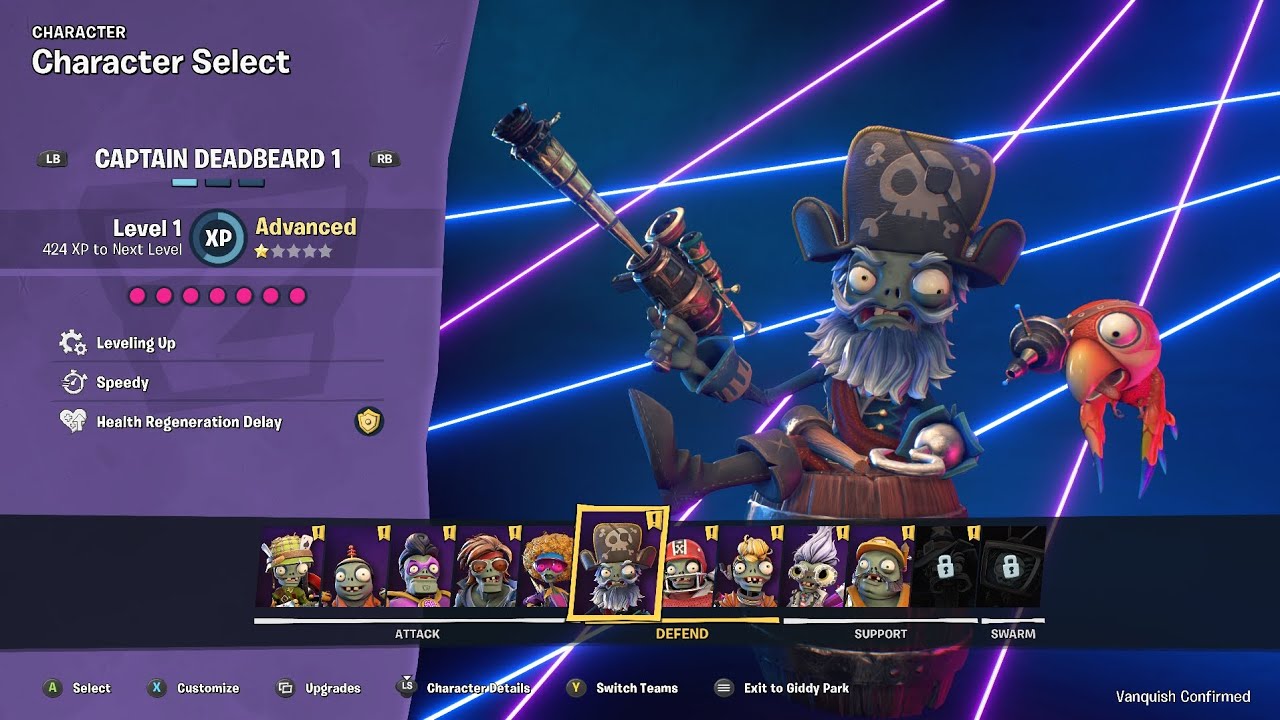 CAPTAIN DEADBEARD Gameplay Plants vs Zombies BFN - YouTube