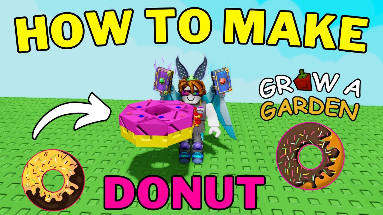How To Make A Donut in Grow a Garden | How To Get Donut Recipe in Grow ...
