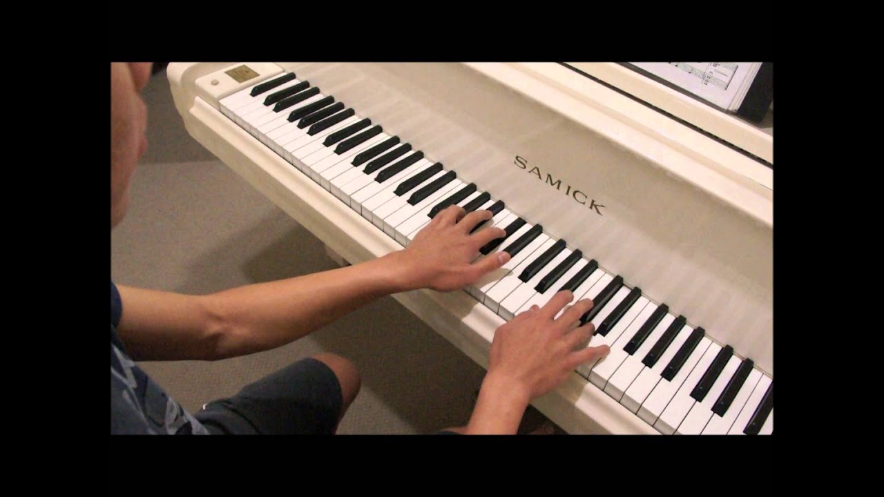 For the First Time Piano Tutorial - YouTube