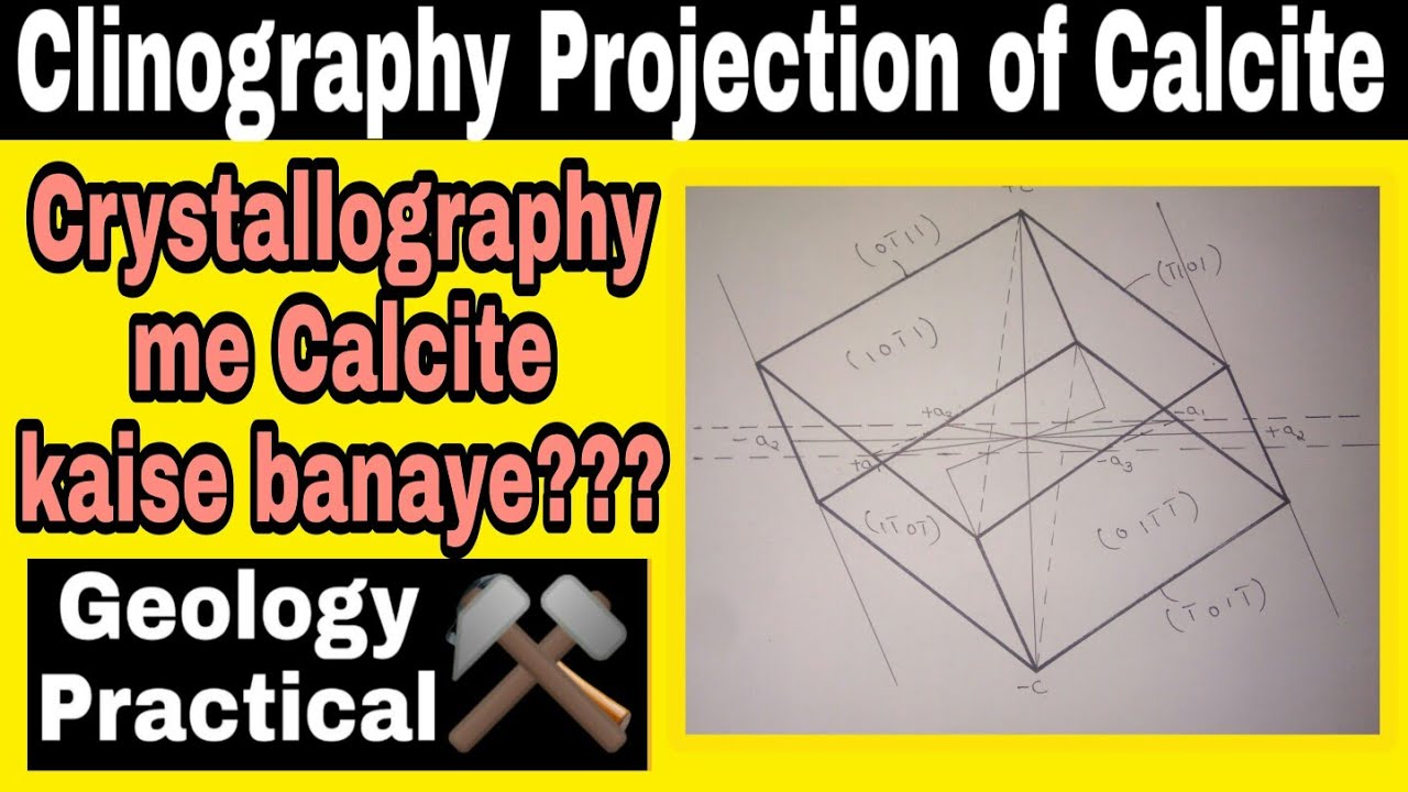 Clinographic Projection of Calcite || Clinography Projection of Calcite ...