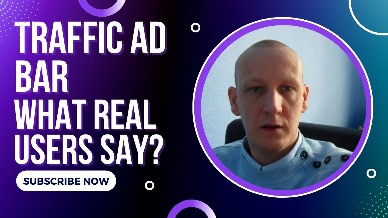 Traffic Ad Bar Tutorial- What Real Users Think? - YouTube