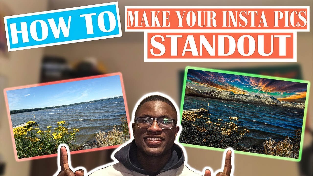 HOW TO MAKE YOUR INSTA PICS STANDOUT - YouTube