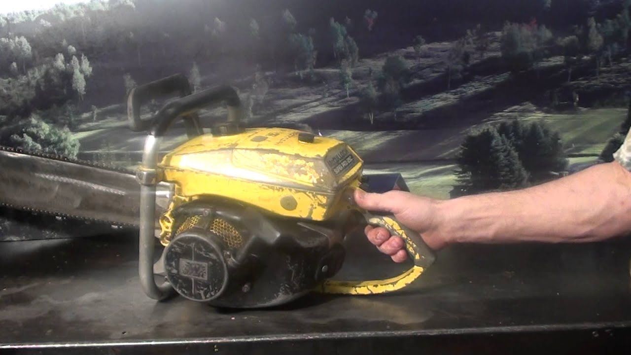 The chainsaw guy shop talk MccCulloch Super Pro 125 Chainsaw 4 10.MTS ...