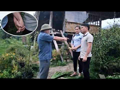 The kind man took Vọng's hand, surprising her stepfather's business partner