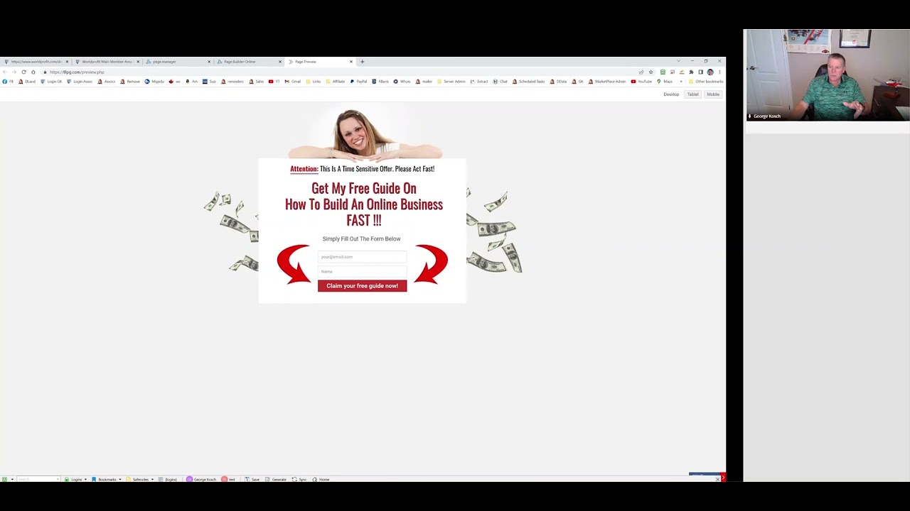 TOP SECRET PRESENTATION Worldprofit's CEO George Kosch shows you how to ...