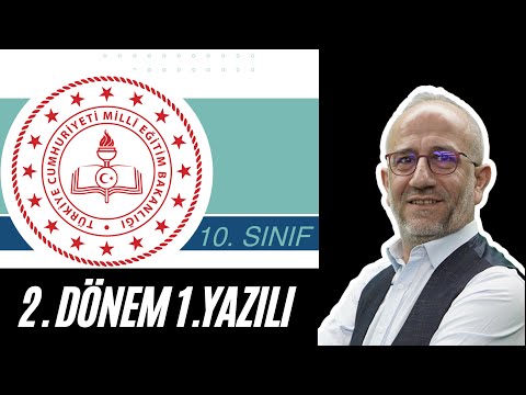 MEB Matematik 10.Sınıf 2.Dönem 1.Yazılı Örnek Soru Çözümü 