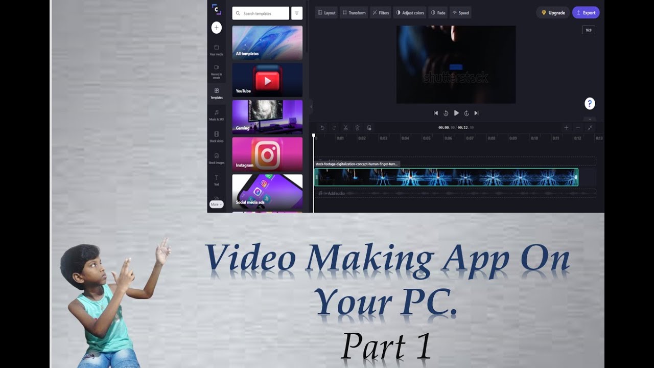 Video making app on your PC..... - YouTube