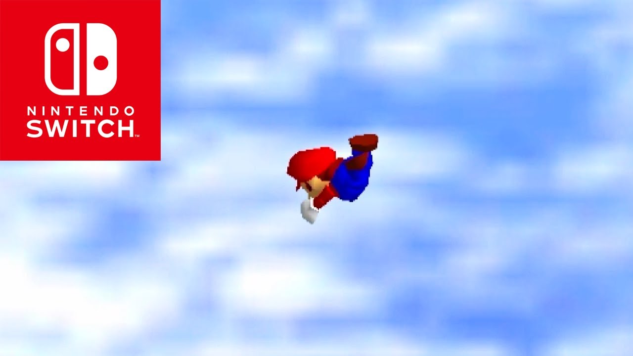 Super Mario 64 - Falling to his Death - YouTube