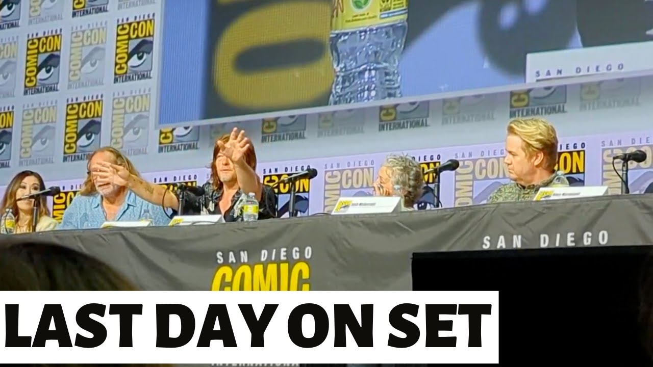 The Walking Dead Cast Talks Emotional Last Day on Set at Final SDCC ...
