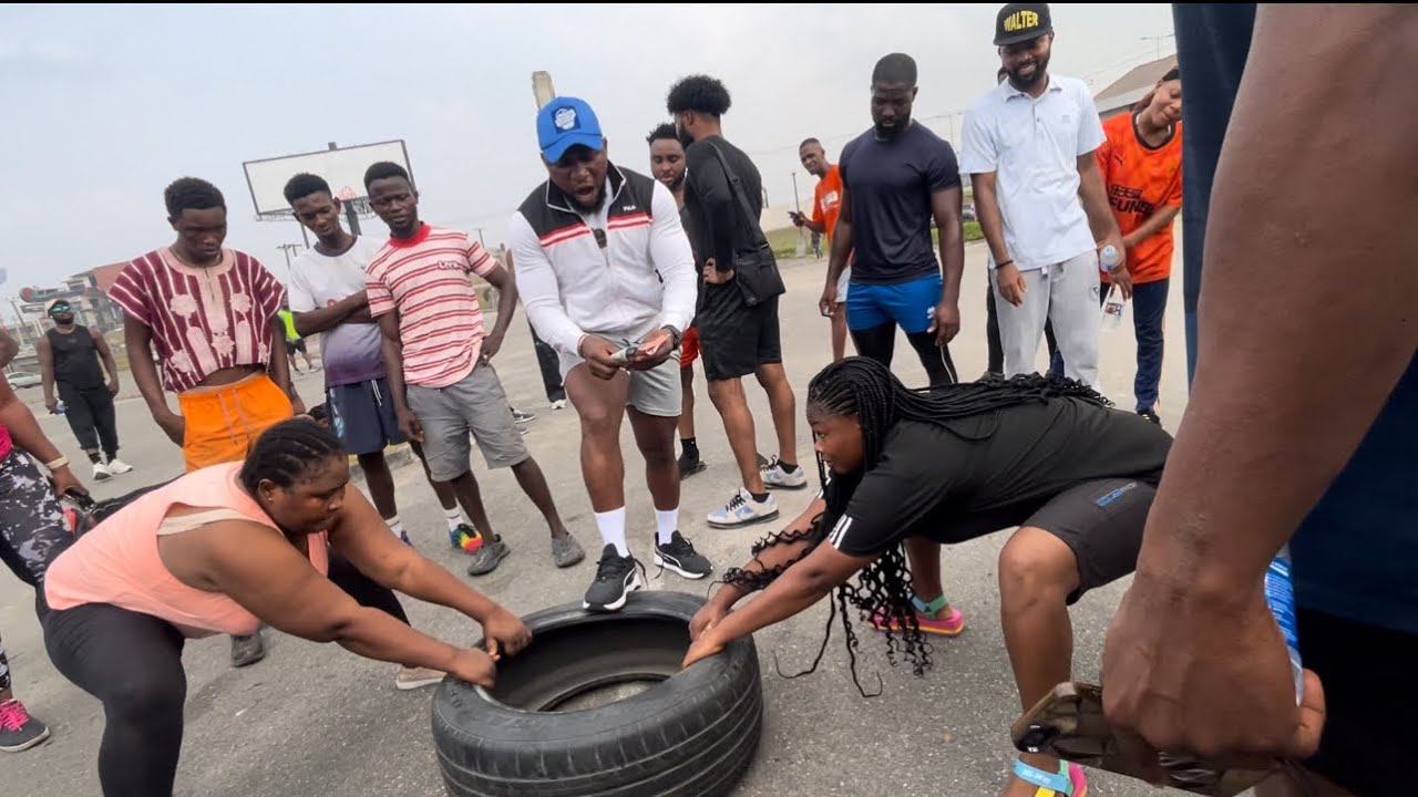 Tire 🛞 wrestling challenge giveaway! Like, comment and share for more ...
