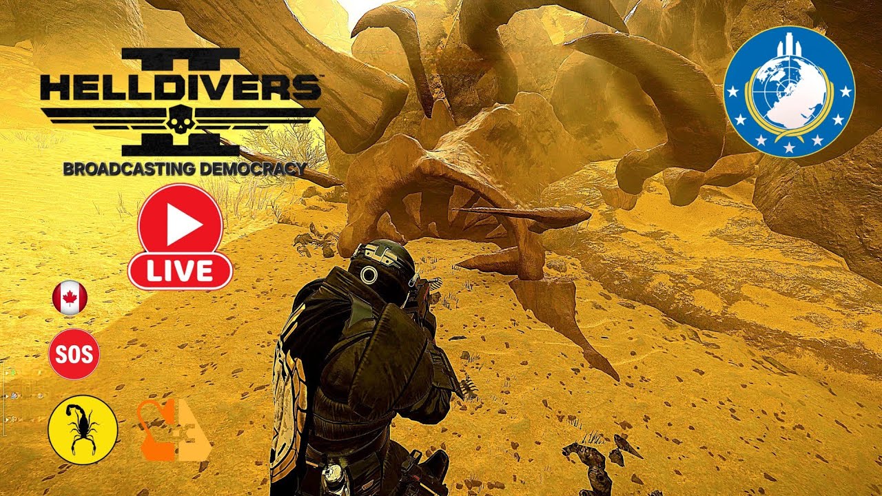 LIVE - Helldivers 2 - YouTube