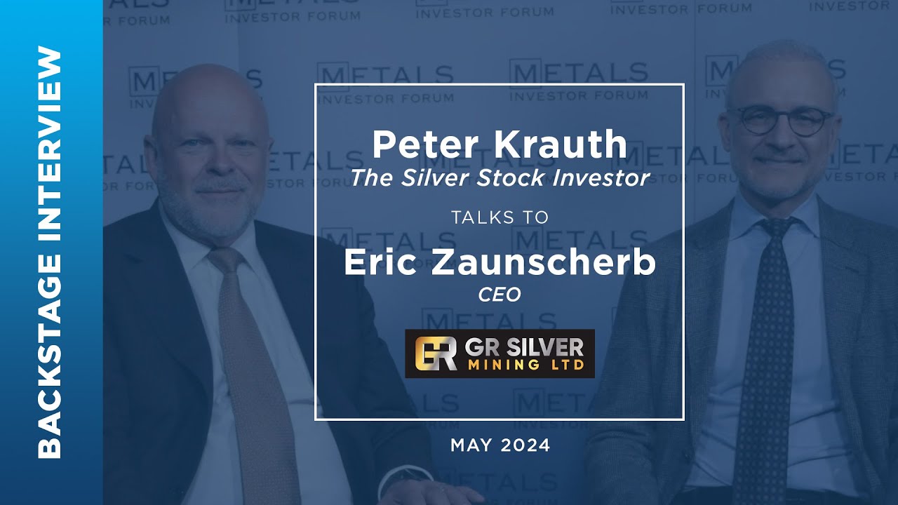 Eric Zaunscherb of GR Silver Mining Ltd. talks to Peter Krauth at ...