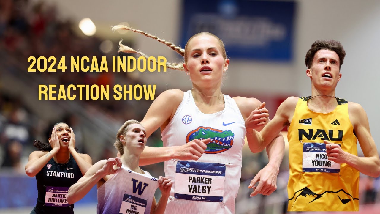 2024 NCAA Indoor Track REACTION SHOW - Nico Young, Parker Valby Double ...