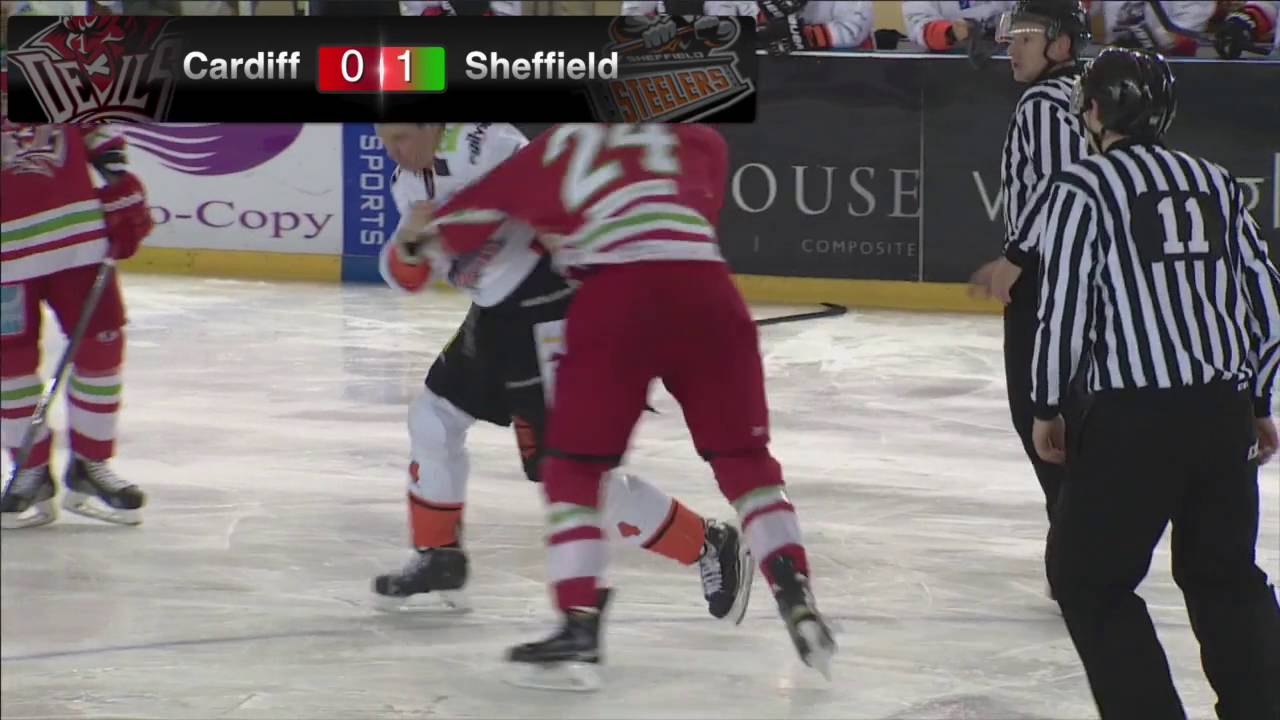 Andrew Hotham vs Mark Thomas EIHL fight 25-1-15 - YouTube