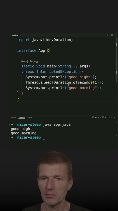 A Nicer Sleep Or Blocking With Duration Java Shorts Coding Airhacks Youtube