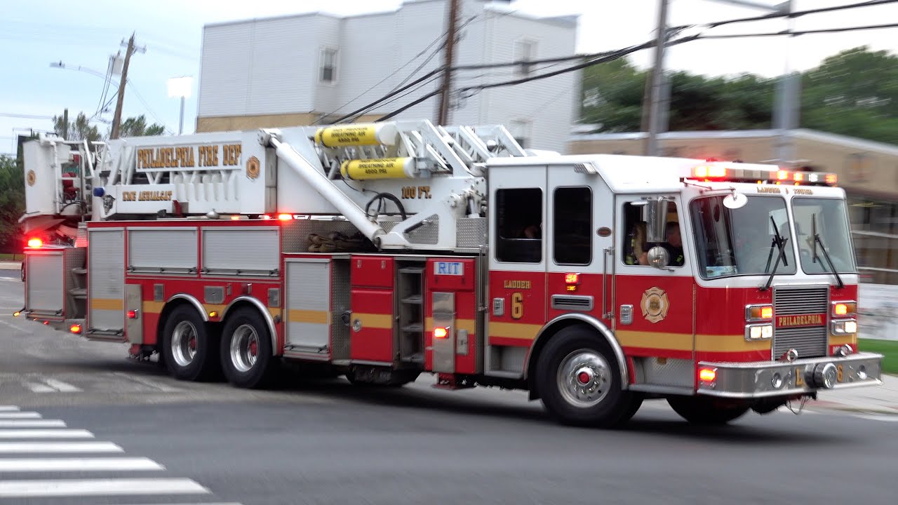 Philadelphia Fire Department Engine 5, Ladder Tower 6 & Battalion 11 ...