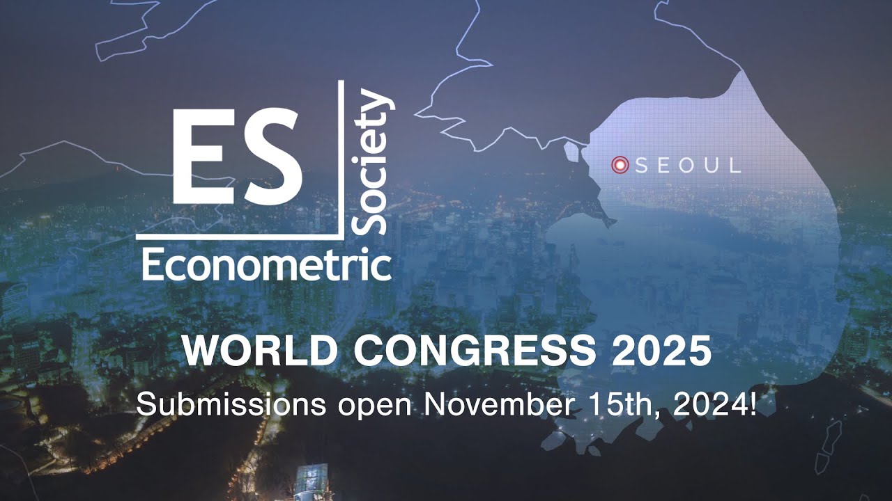 2025 World Congress of the Econometric Society - YouTube