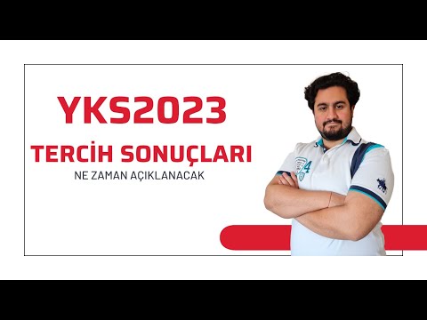 YKS2023 TERCİH SONUÇLARI NE ZAMAN AÇIKLANIR?