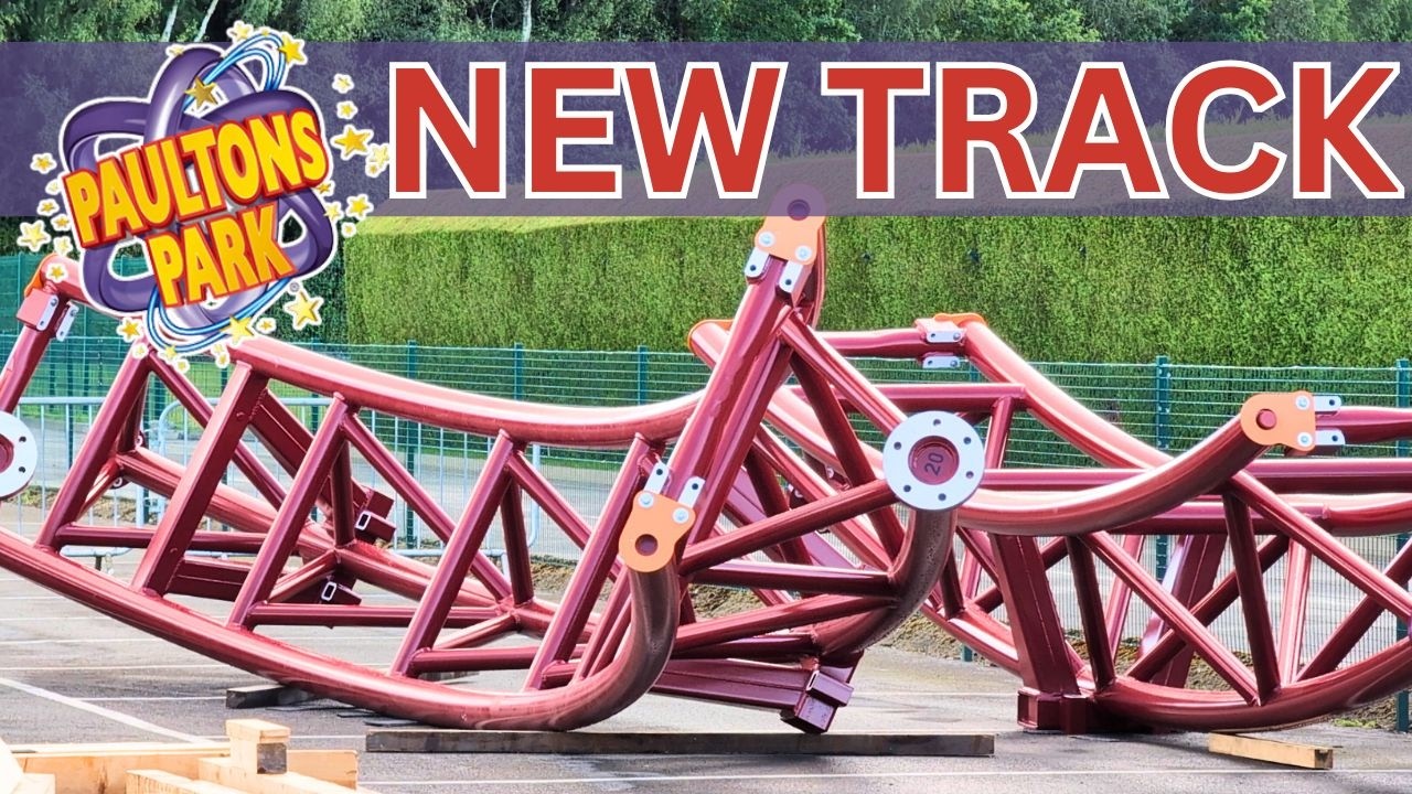 Paultons Park Vikings NEW TRACK ARRIVES! - YouTube