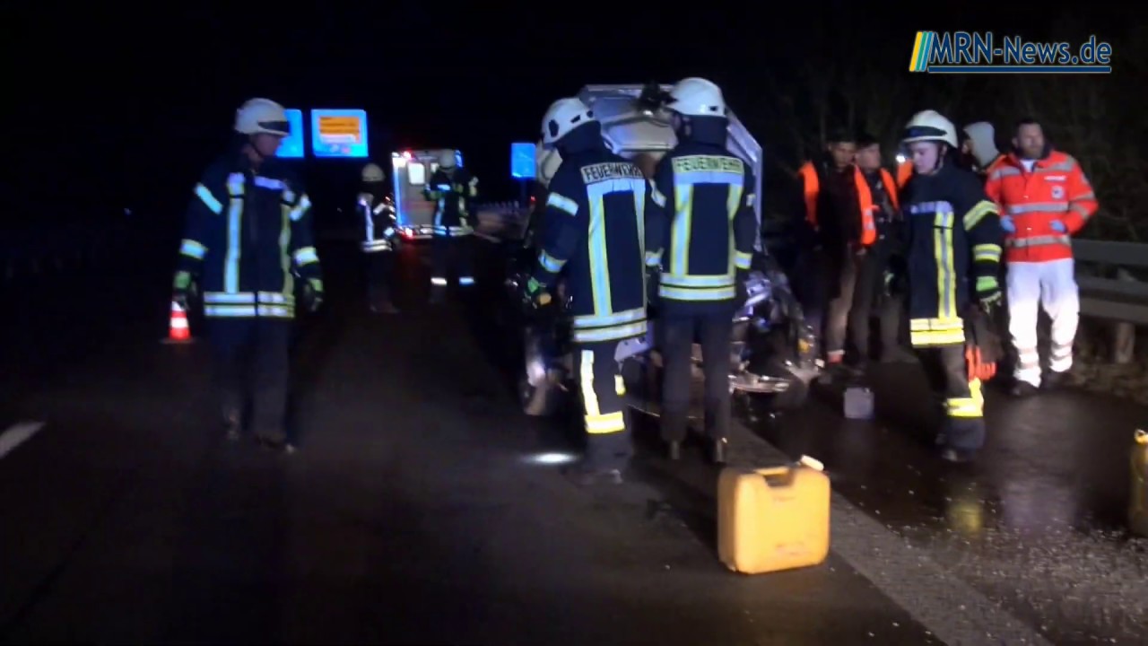 Rhein-Pfalz-Kreis Unfall A65 Ausfahrt B9 Mutterstadt / Maudach - YouTube