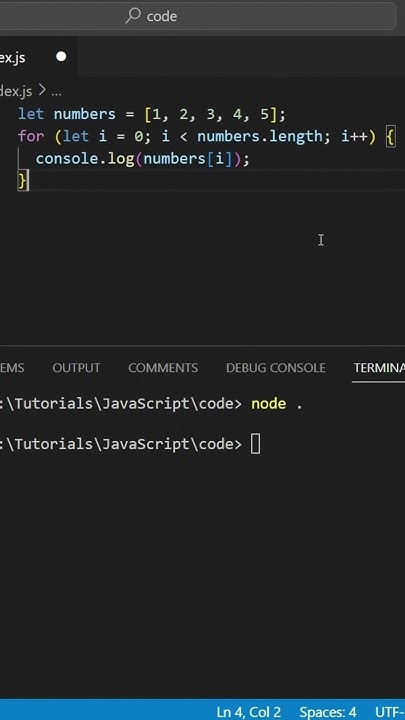 Javascript Array For Loop Shorts Webdevelopment Coder Javascript Youtube