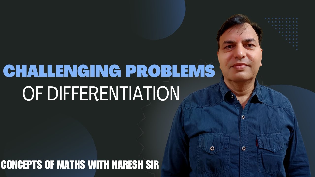 Challenging problem of Differentiation for JEE - YouTube