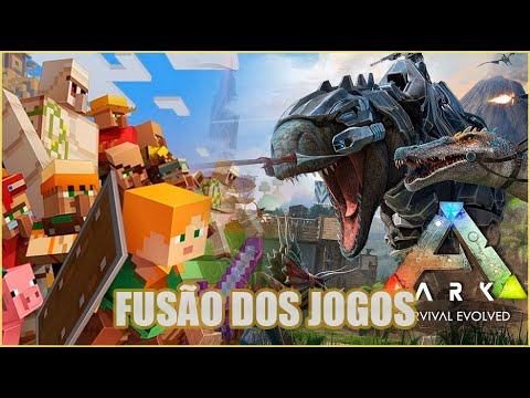 Minecraft Com Dinossauro??Jogo muito VICIANTEEE- PixelARK - YouTube