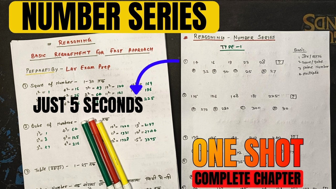 Number Series Reasoning | Govt Job Exam ke liye Important Questions ...
