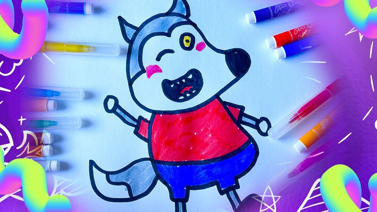 HOW TO DRAW WOLFOO | COMMENT DESSINER WOLFOO - YouTube