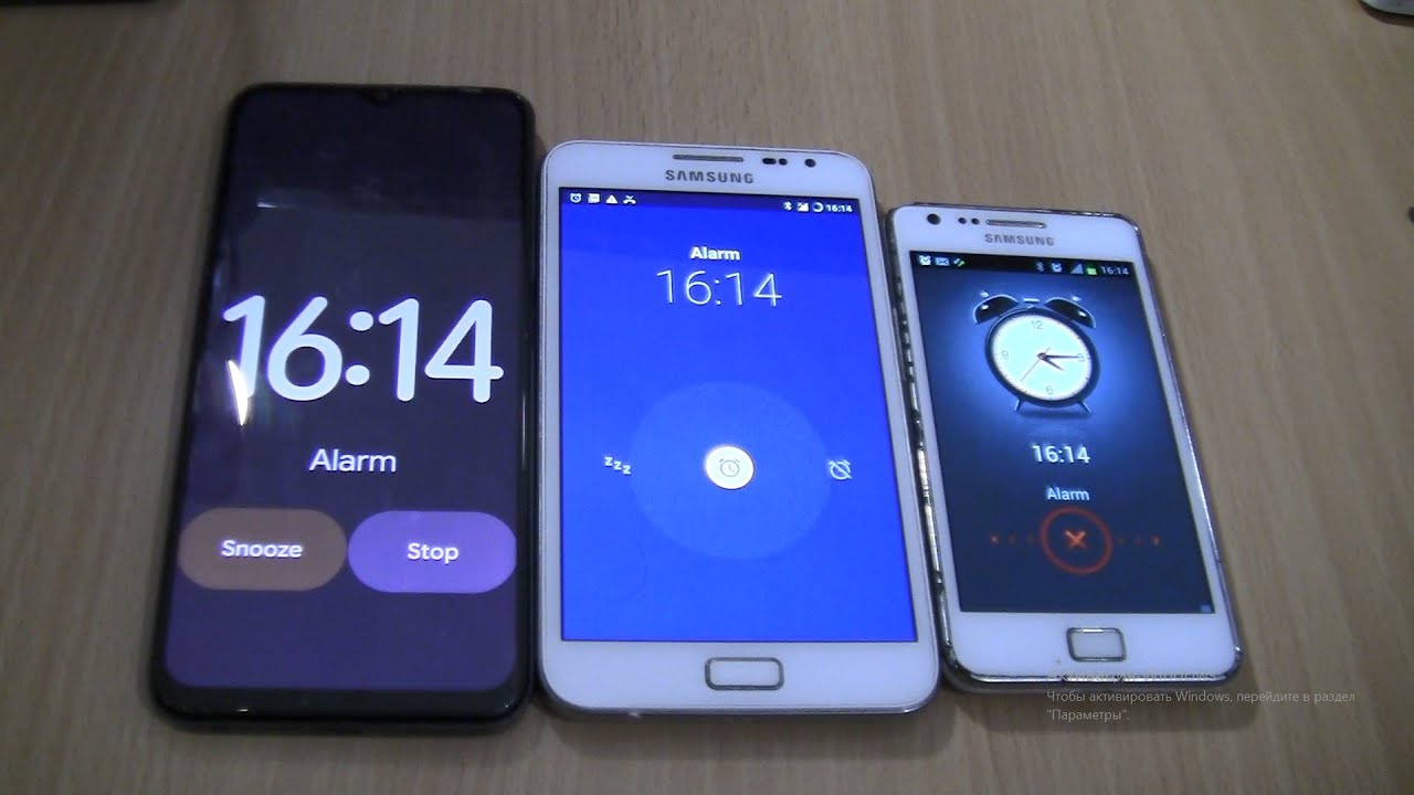 Triple Ringing alarms at the Same Time Realme +Samsung Galaxy Note 1 ...