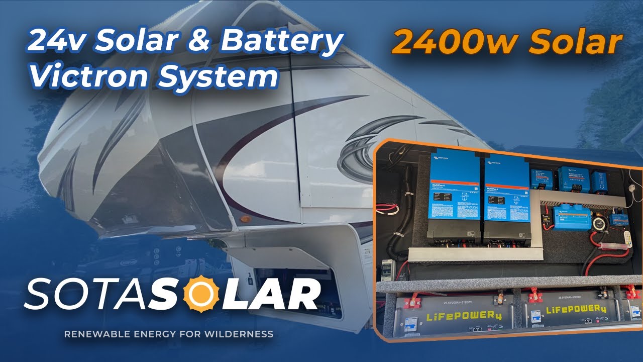 Grand Design Solitude 280RK 24v Solar System with EG4 batteries ...