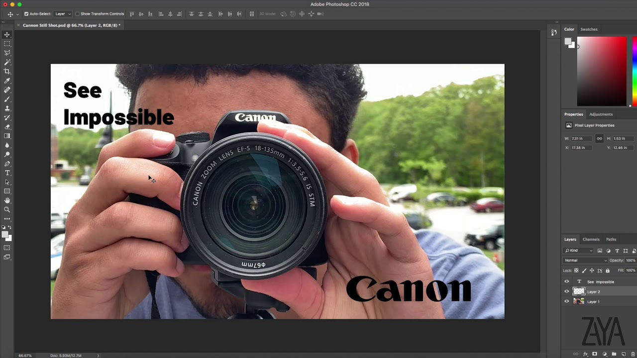 Camera zoom Cinemagraph Timelapse - YouTube
