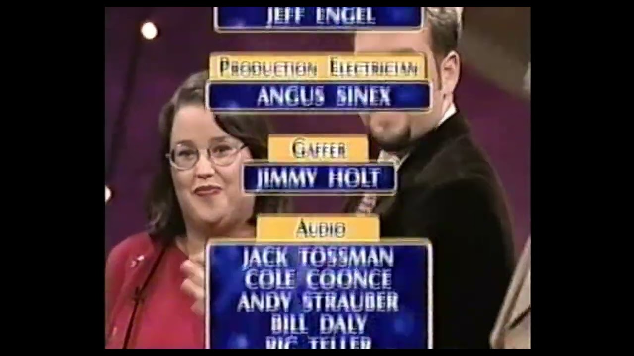 Jeopardy Full Credit Roll 2-14-2001 - YouTube