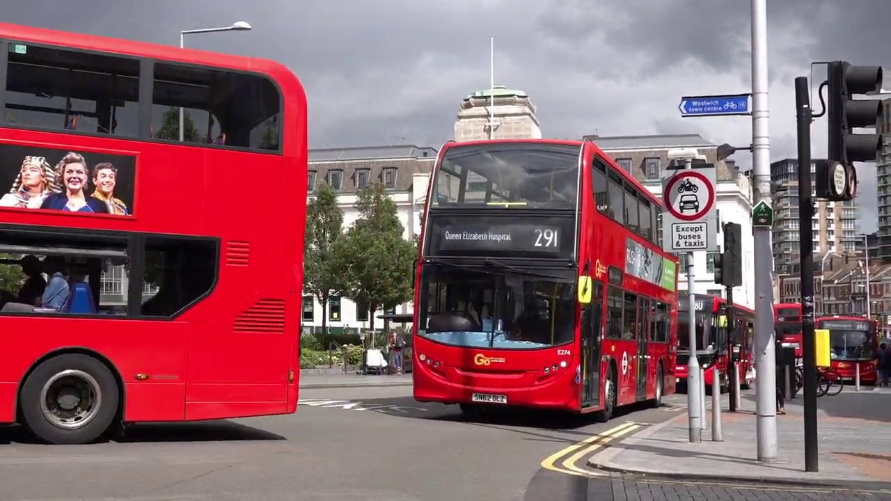 Londons Buses in Woolwich on 19th August 2019 - YouTube