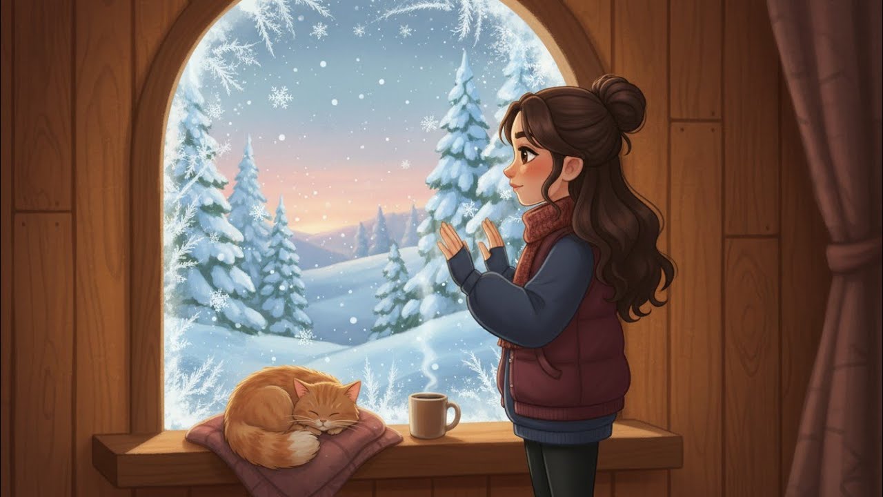 Snowy Winter Vlog ️ Cozy Morning to Night Routine in the Snow ...