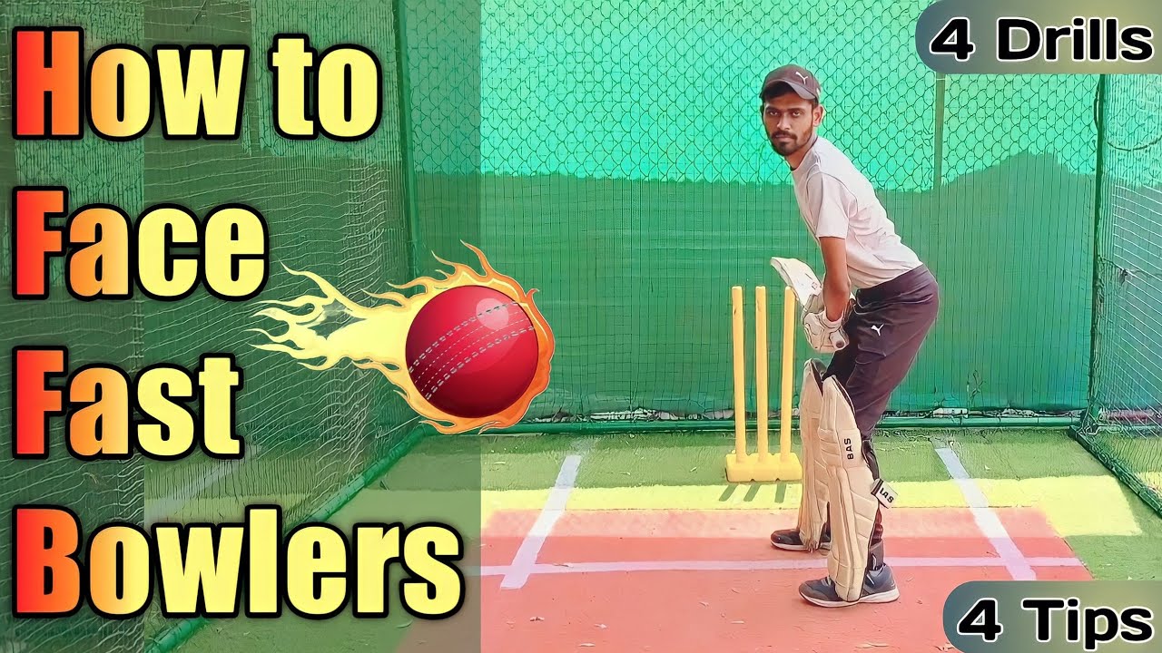 How to face fast bowlers | how to play against fast bowling | batting ...